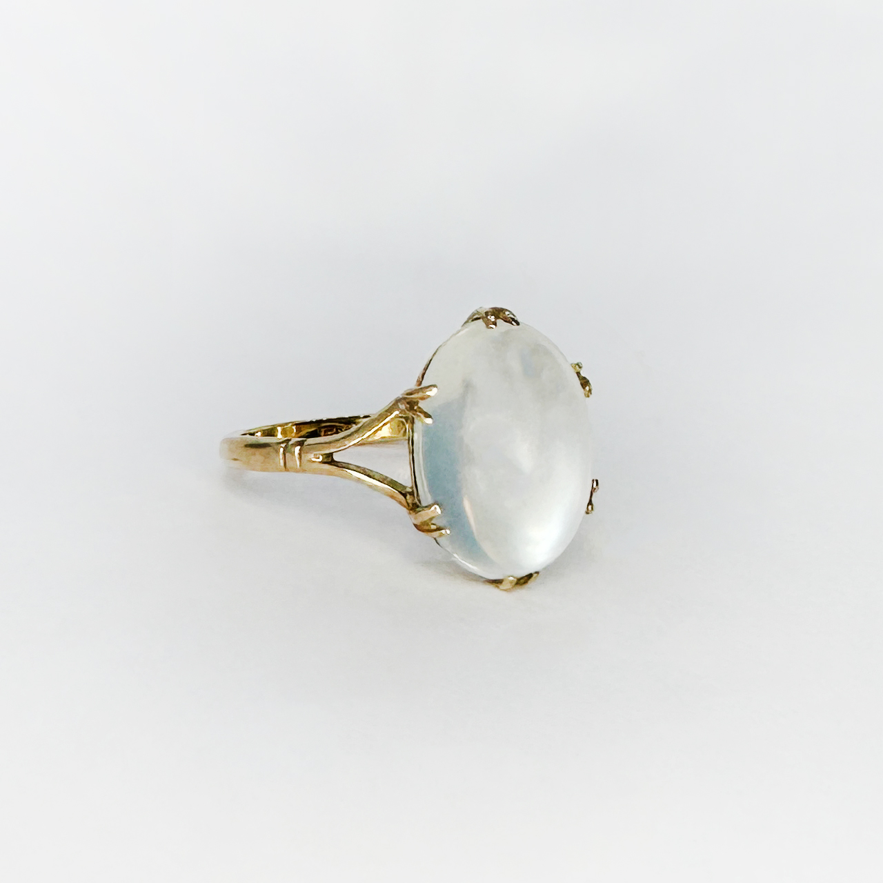 Art Deco Antique Large Moonstone Ring | Saddingtons Antique Jewellery