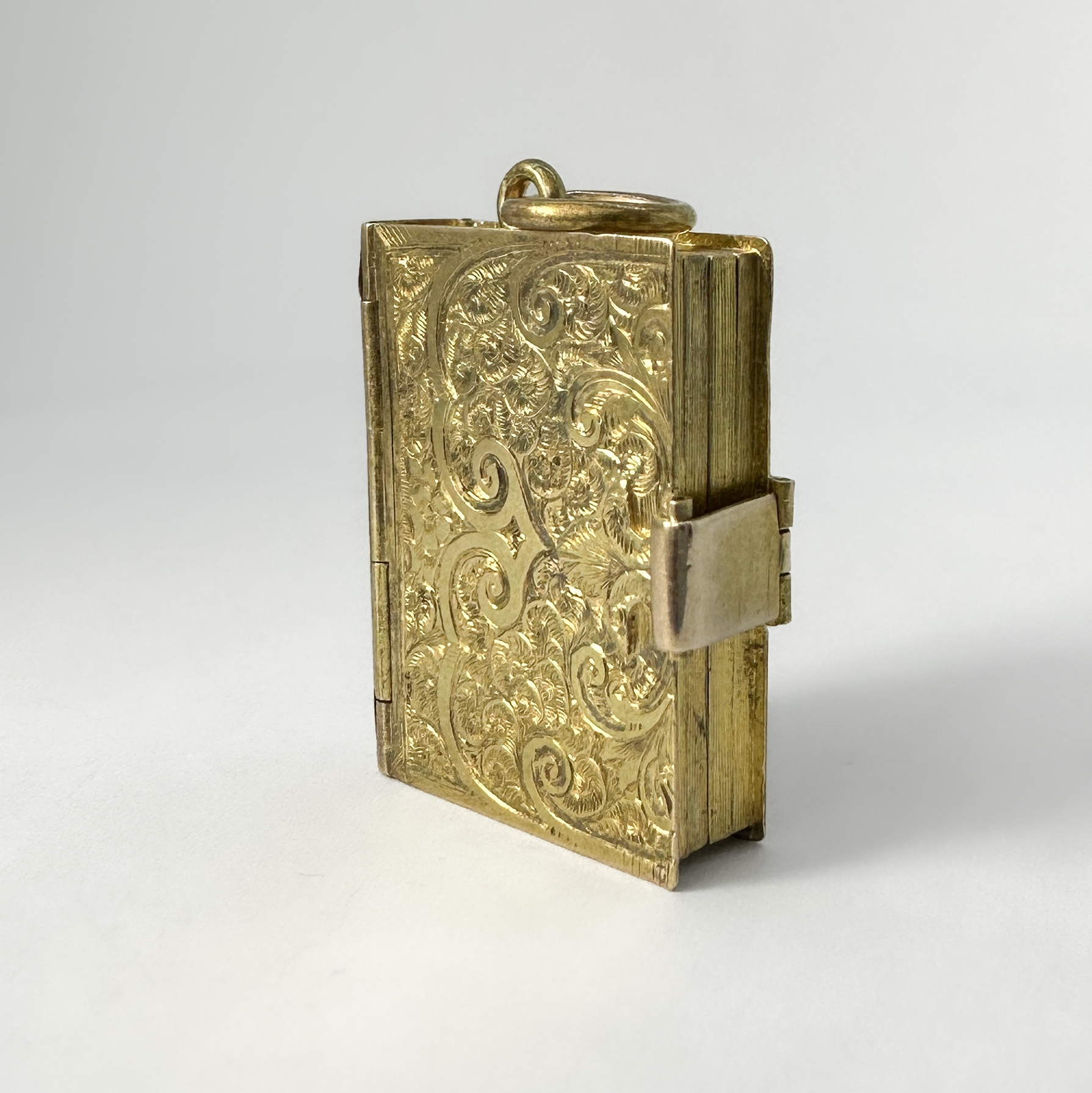 Rare Antique Book Locket | Saddingtons Antique Jewellery